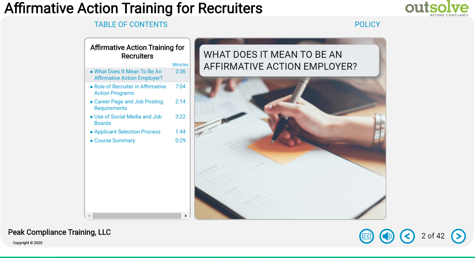 Affirmative Action Training for Recruiters