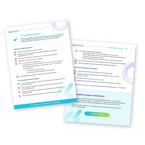 I-9 Audit Checklist | OutSolve